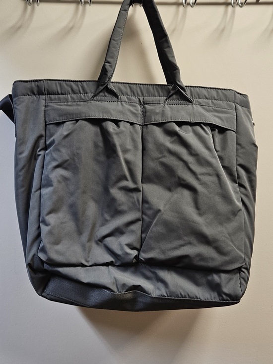 Uniqlo | Bags | Uniqlo Dark Gray Unisex Utility Bag With Front Pockets ...